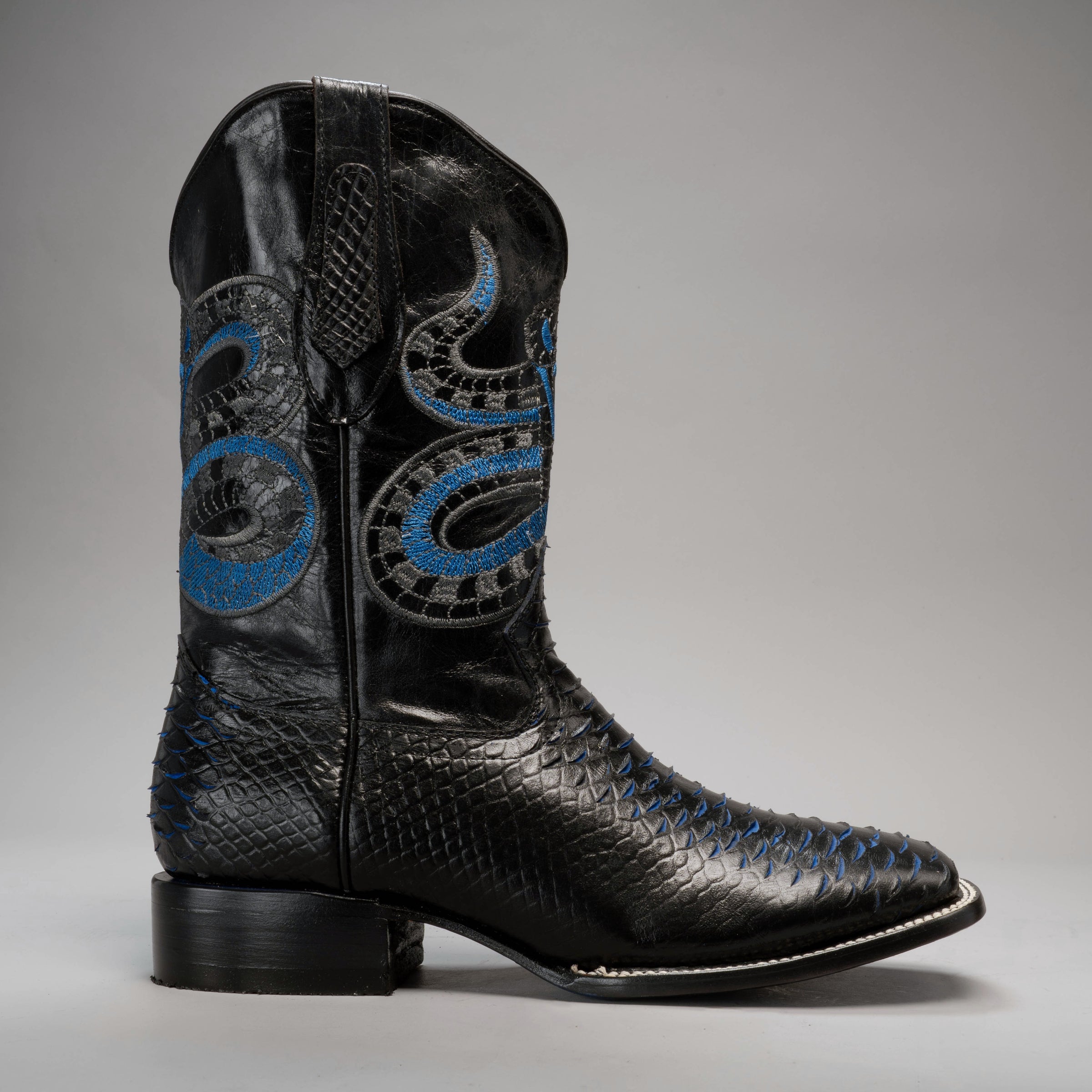 Men's VIPER Python Square Toe Cowboy Boots and Belt Combo – Joe Boots