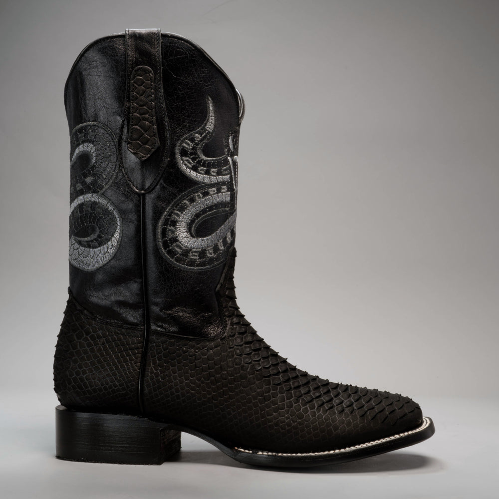 Men's VIPER Python Square Toe Cowboy Boots and Belt Combo – Joe Boots