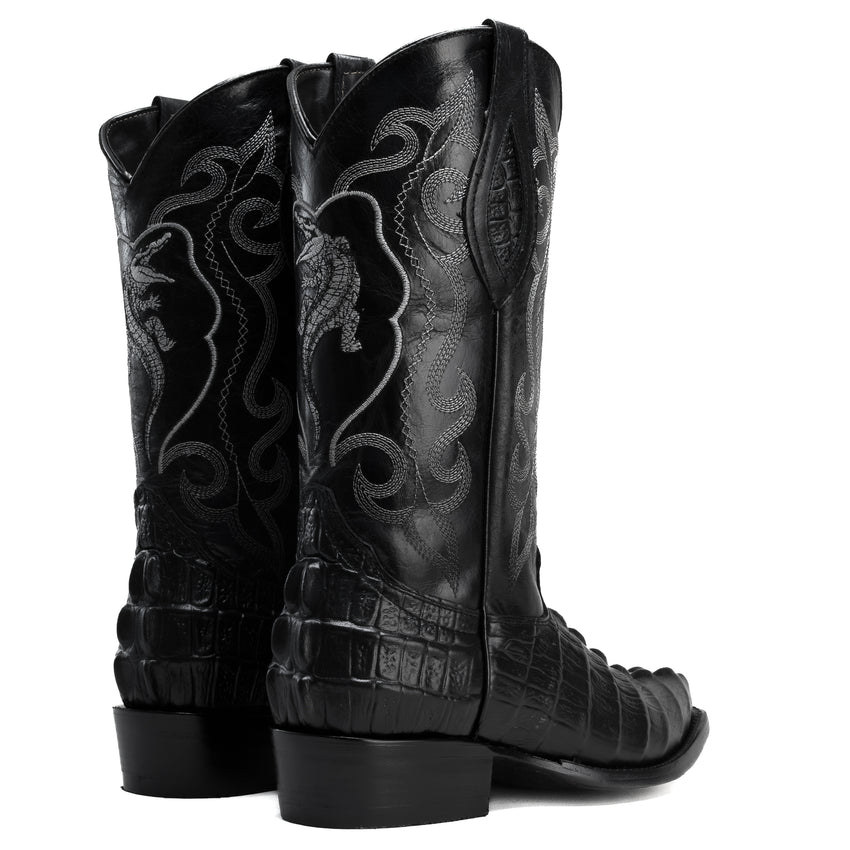 Men's Caiman J Toe Cowboy Boots and Belt Combo – Joe Boots