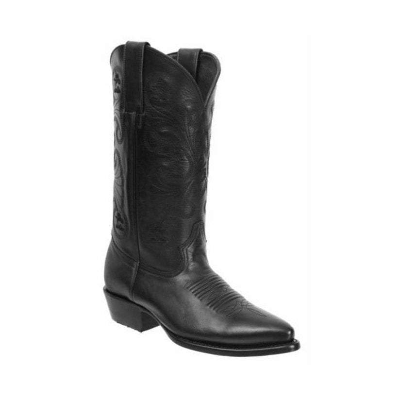 Joe Boots 900G Black Men's Western Boots: J Toe Cowboy boots in Genuin
